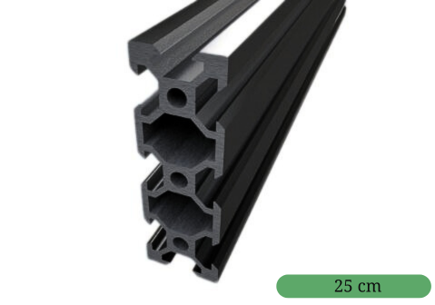 V-SLOT 2060 - Czarny Anodowany 250mm - Sklep V-Slot OpenBuilds Polska