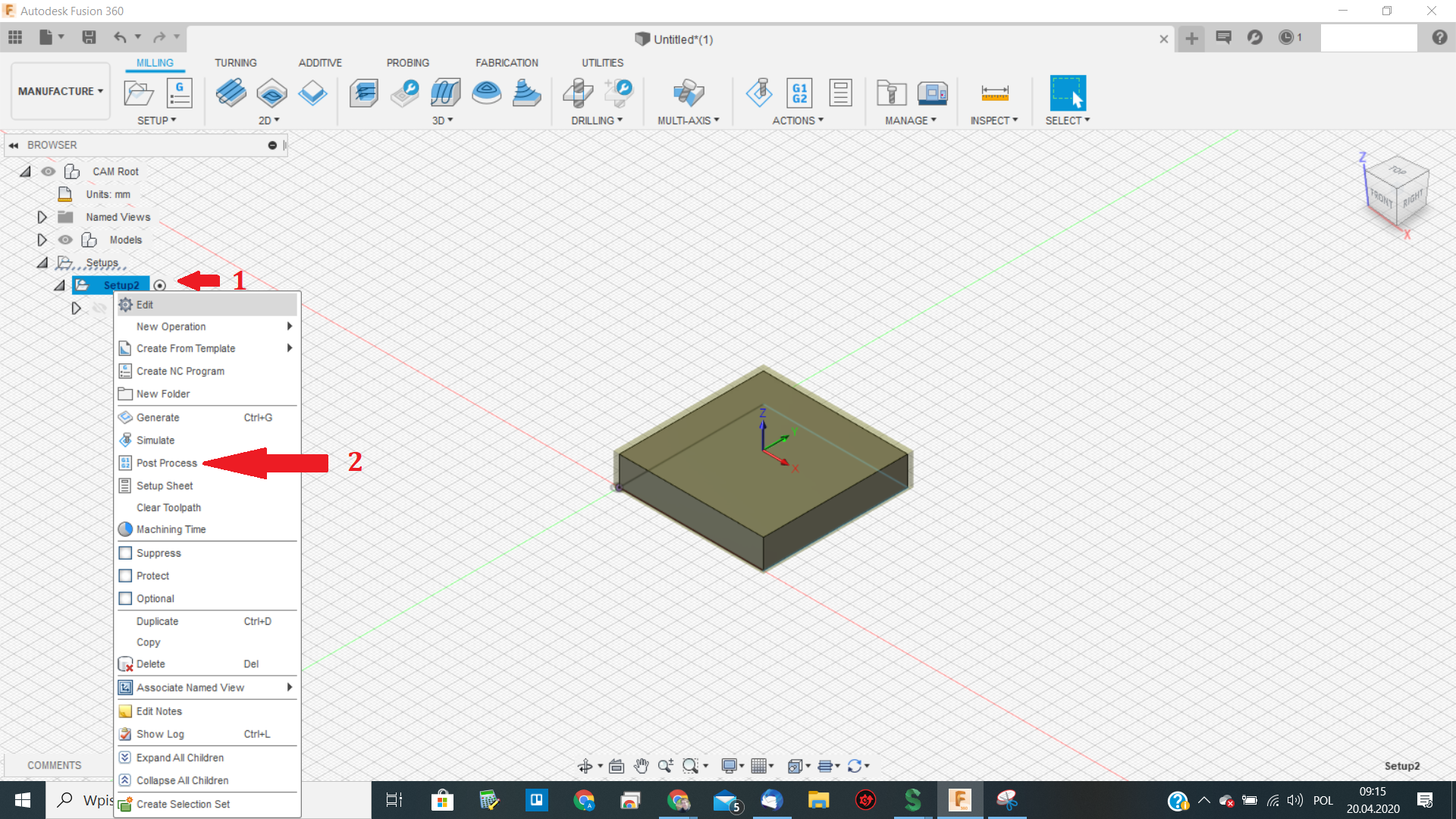 Jak dodać Post Processor CNC dla Fusion 360
